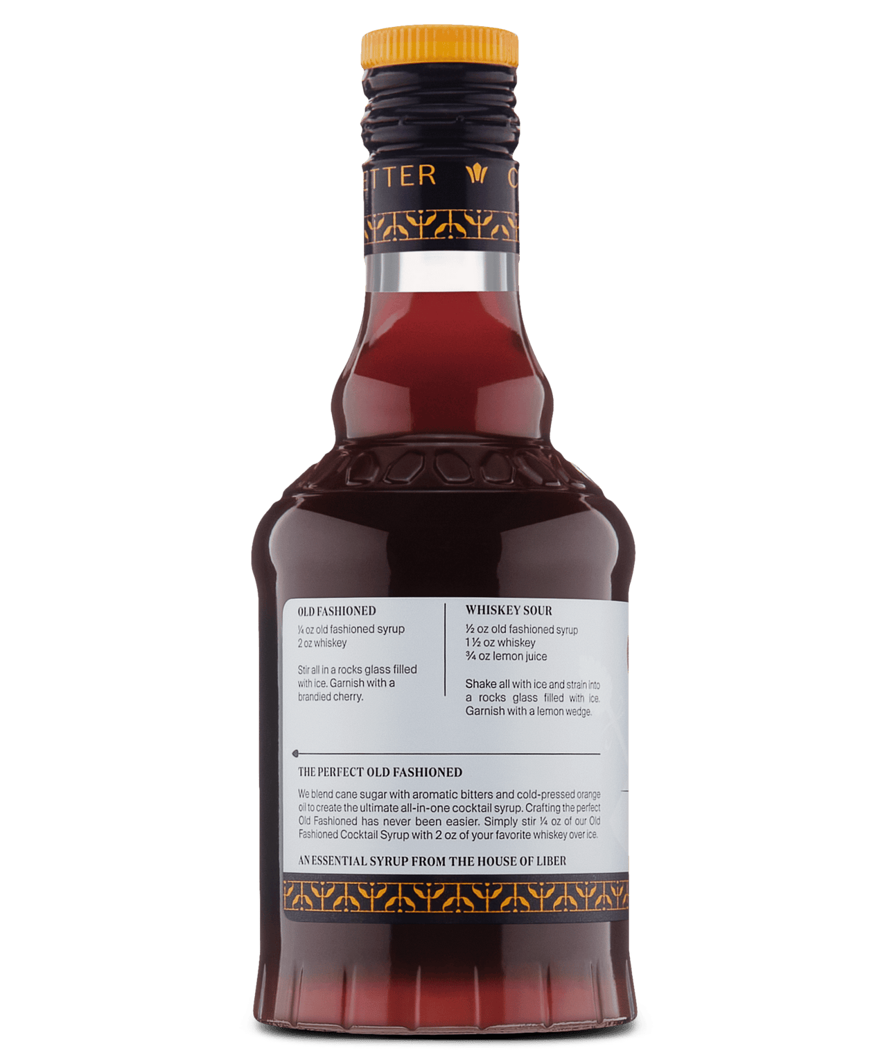 Old Fashioned Cocktail Syrup – Liber & Co.