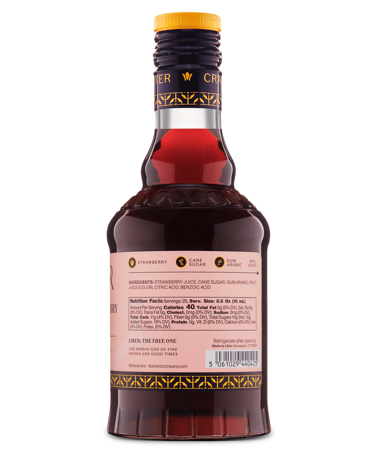 Pacific Strawberry Syrup – Liber & Co.