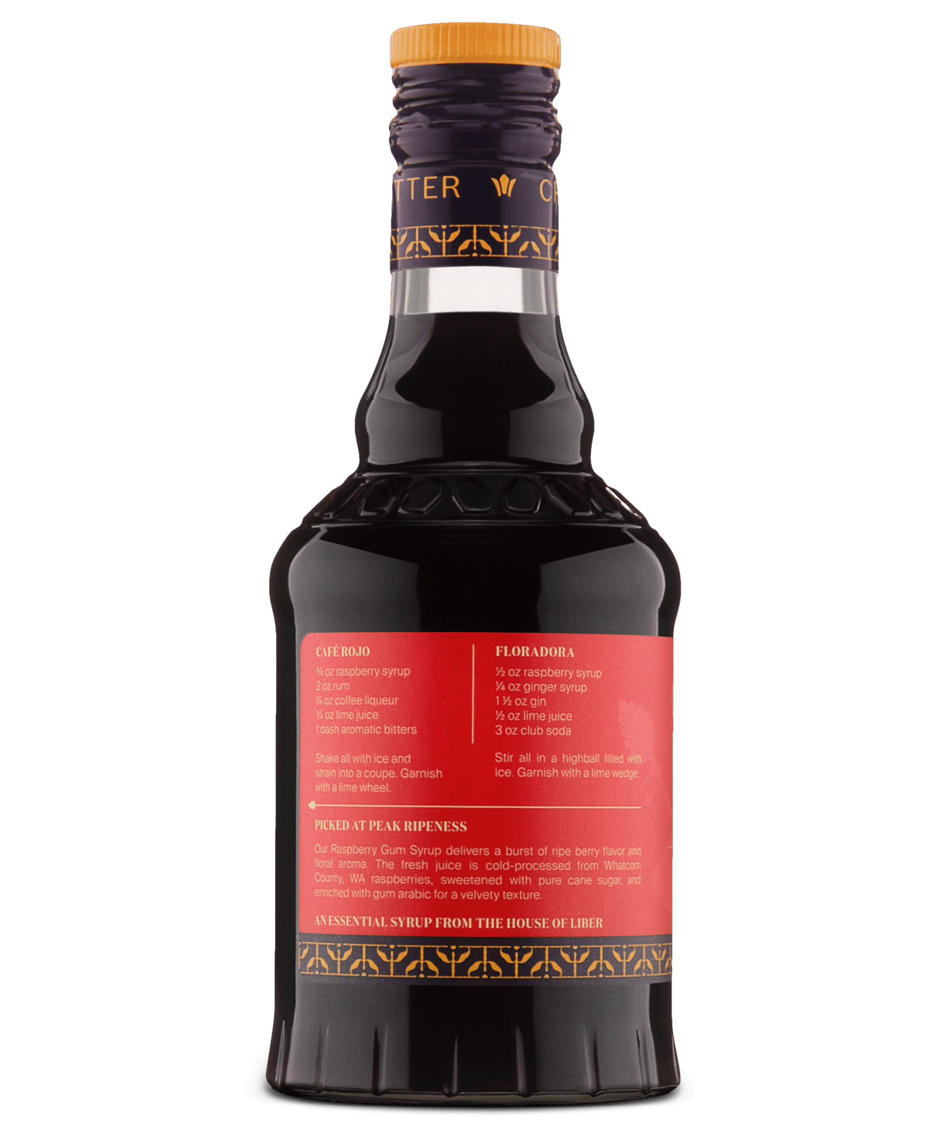 Raspberry Gum Syrup - Liber & Co.