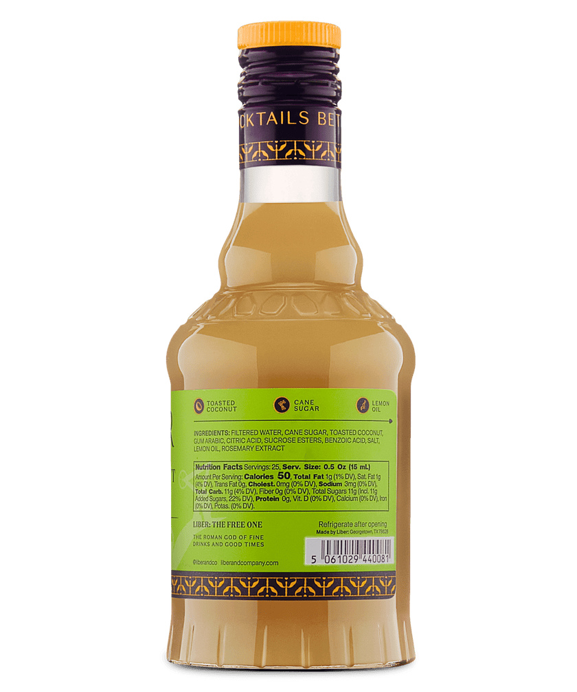 Toasted Coconut Syrup – Liber & Co.