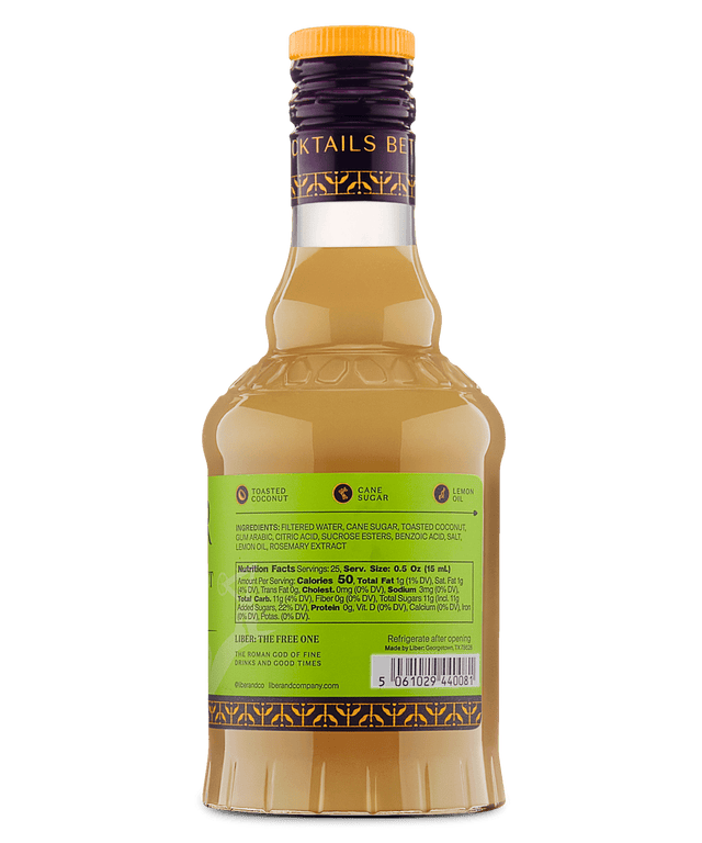 Toasted Coconut Syrup – Liber & Co.