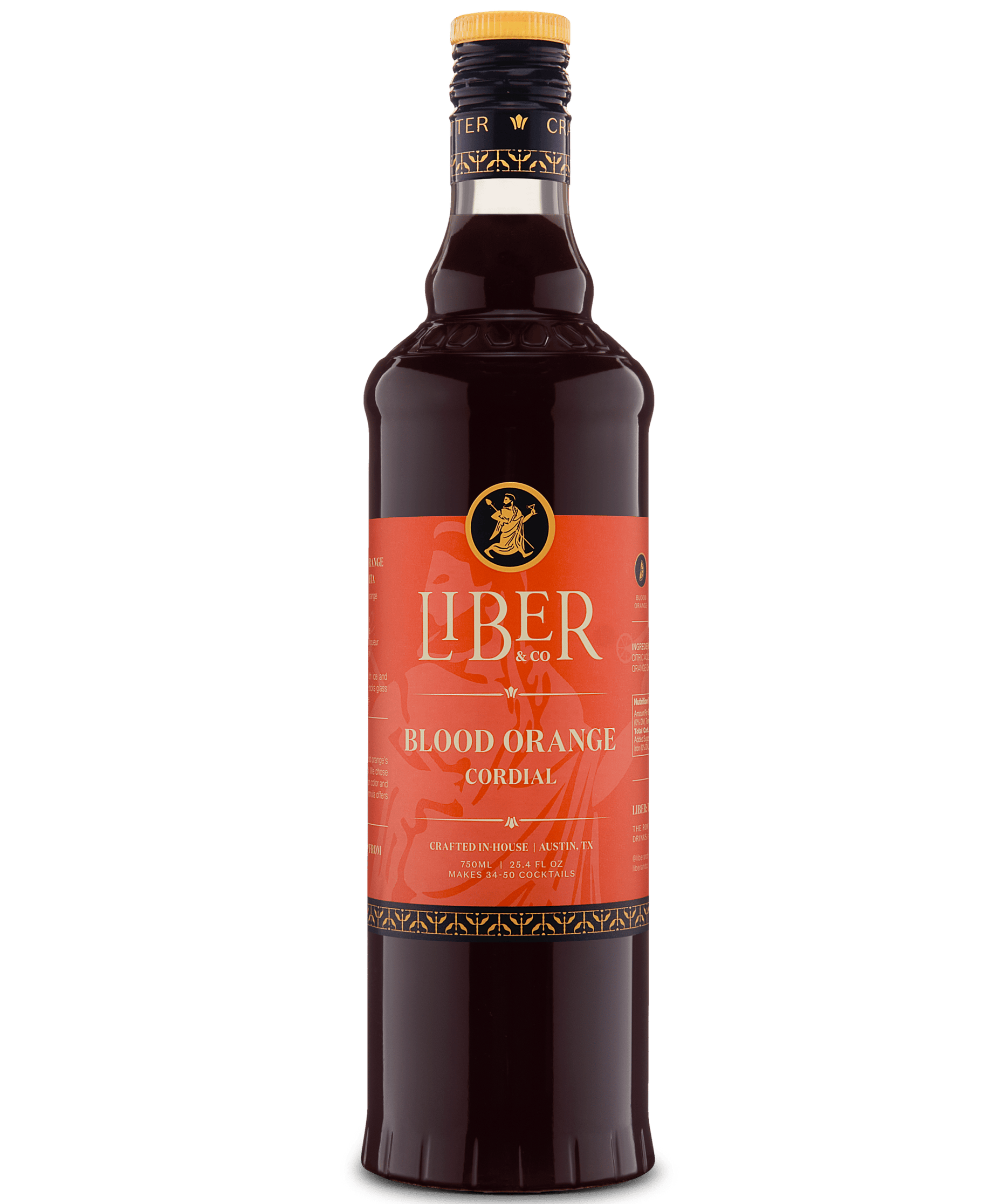 Blood Orange Cordial - Liber & Co.