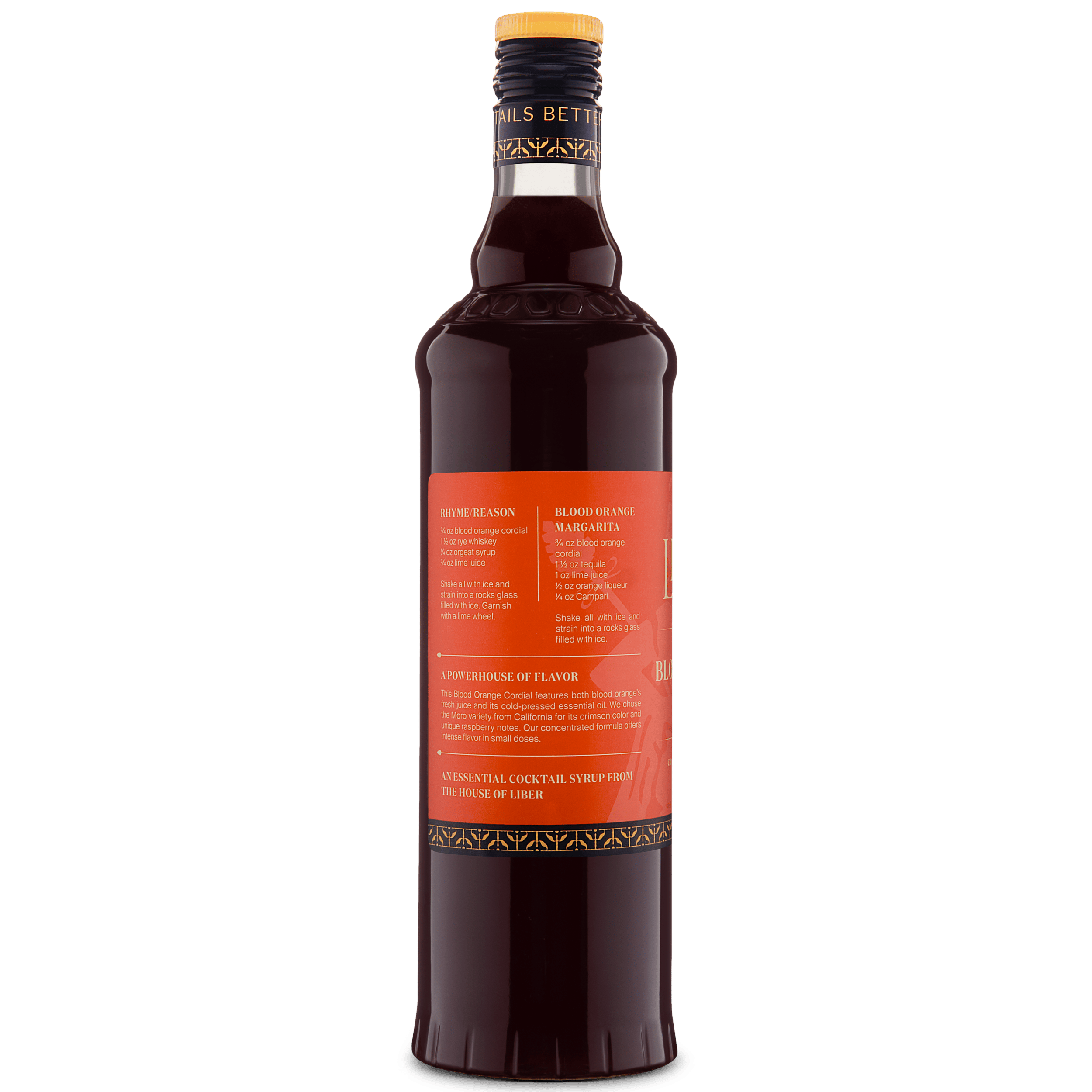 Blood Orange Cordial - Liber & Co.