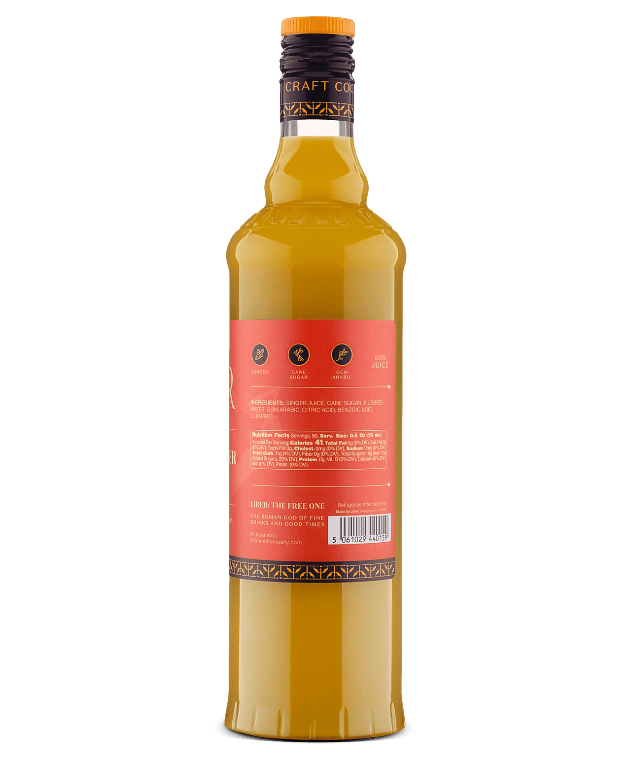 Fiery Ginger Syrup - Liber & Co.