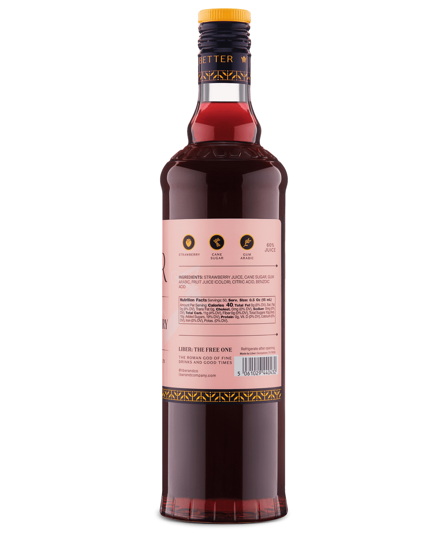 Pacific Strawberry Syrup – Liber & Co.