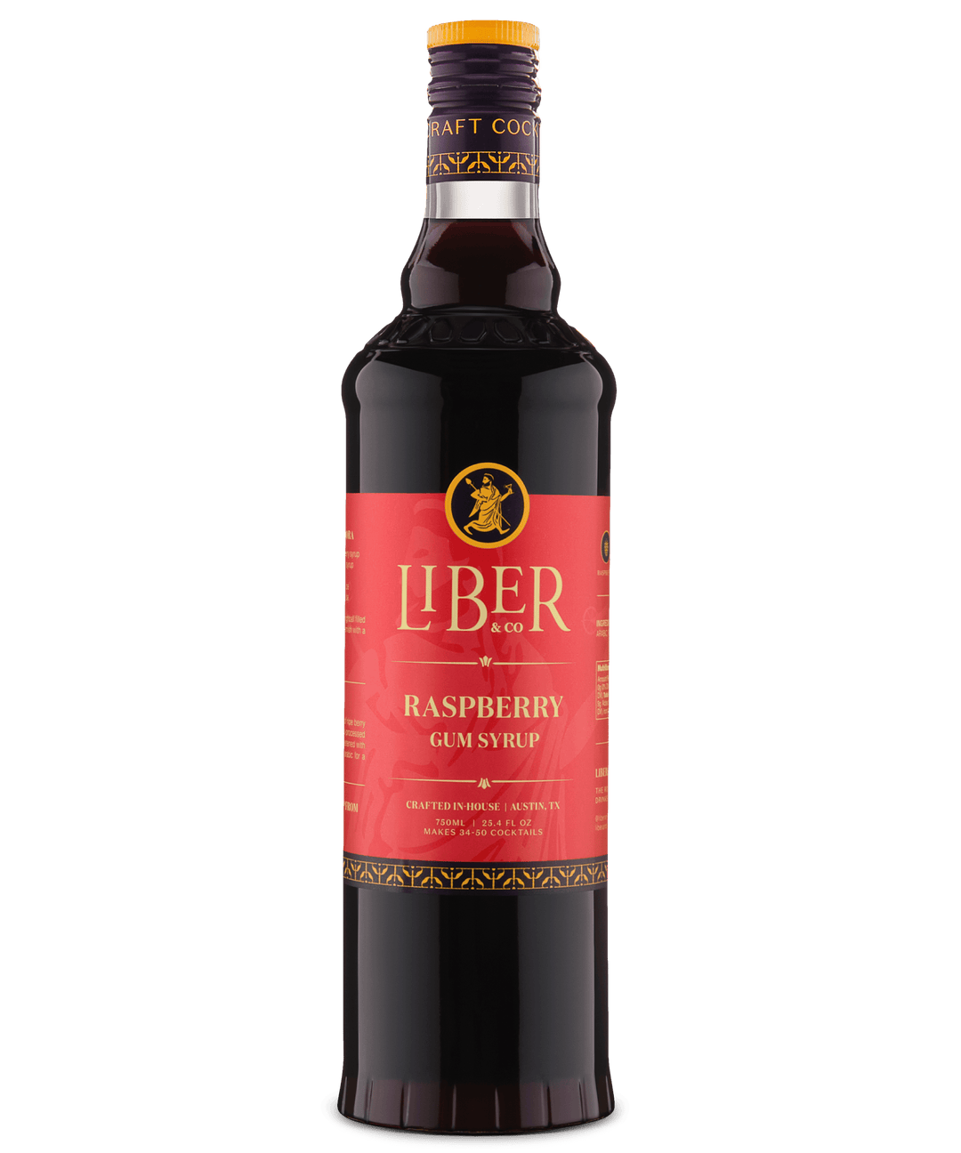Raspberry Gum Syrup - Liber & Co.