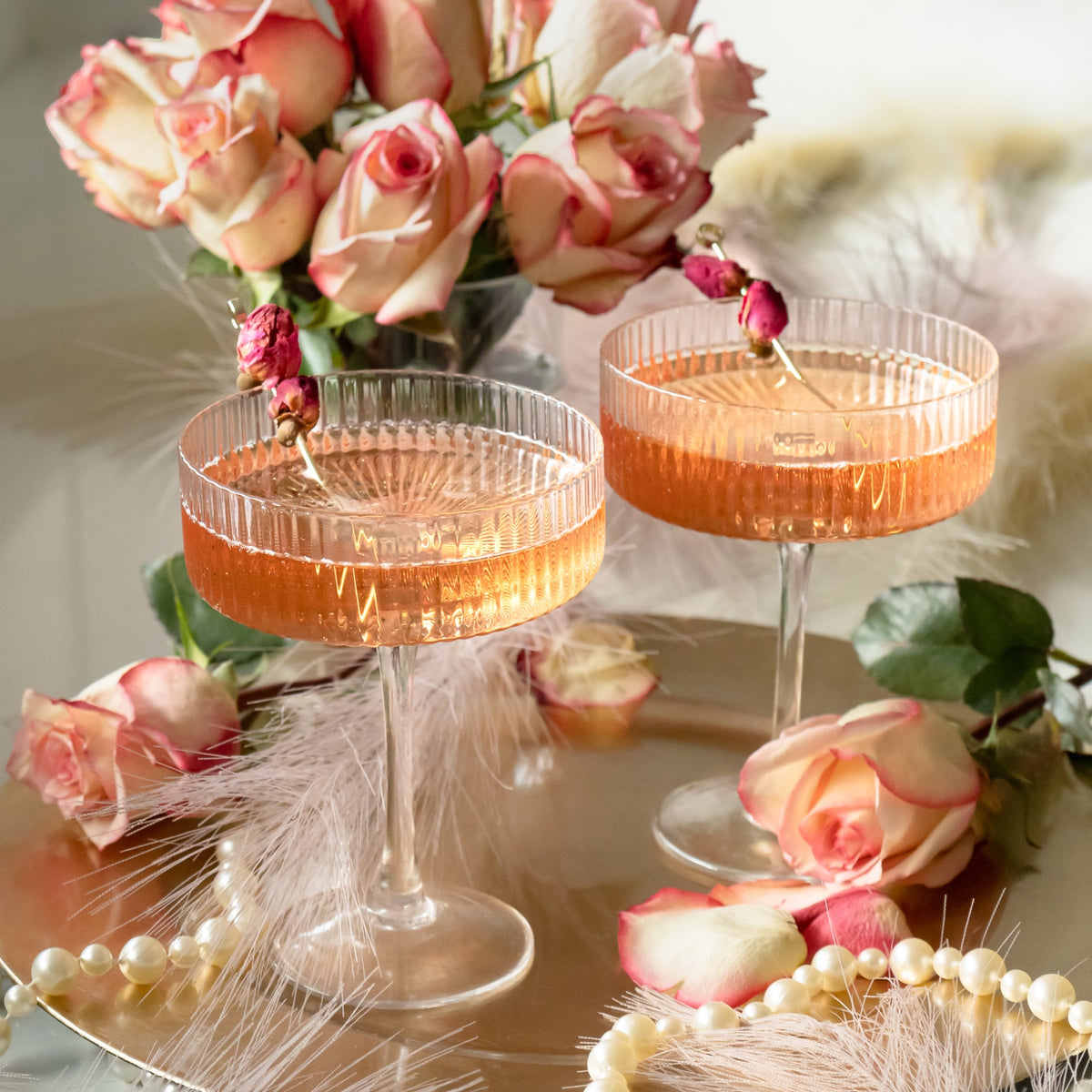 Non-Alc Rosè Gimlet - Liber & Co.