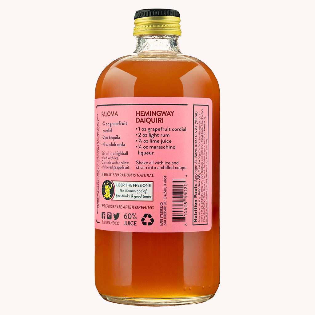 Rio Red Grapefruit Cordial - Liber & Co.