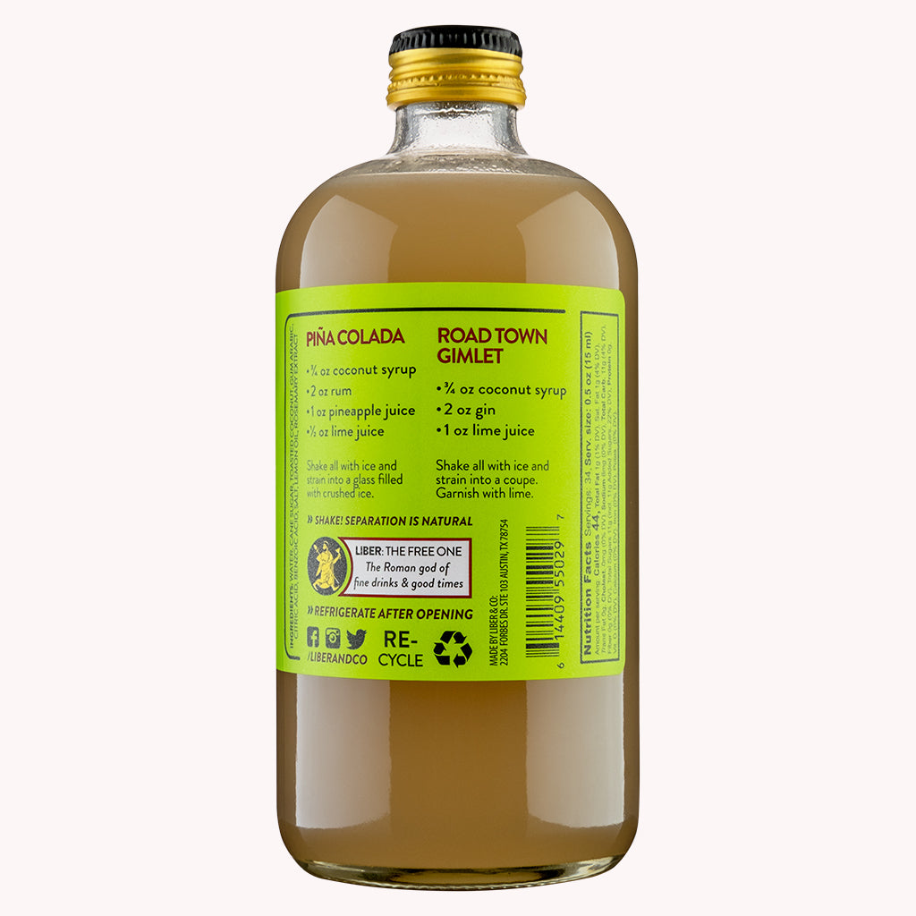 Toasted Coconut Syrup - Liber & Co.