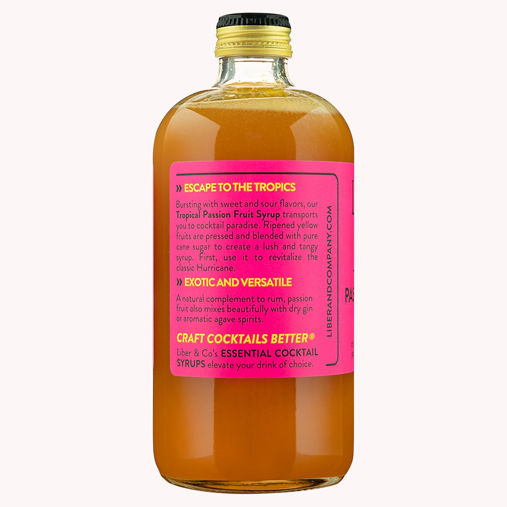 Tropical Passionfruit Syrup - Liber & Co.