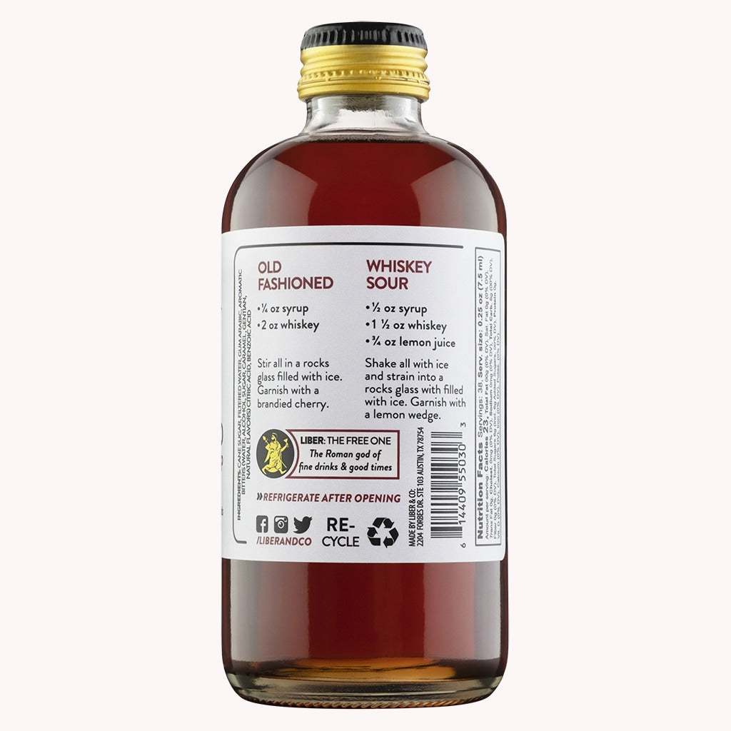 Old Fashioned Cocktail Syrup - Liber & Co.
