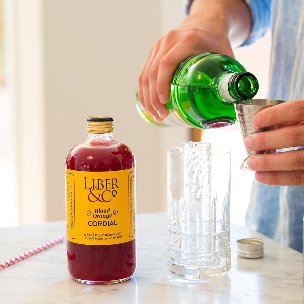 Blood Orange Cordial - Liber & Co.