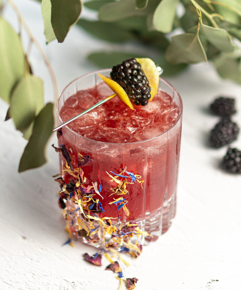 Non-Alc Wild Blackberry Lavender Bramble – Liber & Co.